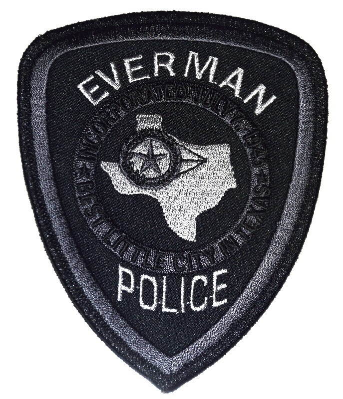 EVERMAN – SWAT - TEXAS TX Sheriff Police Patch SUBDUED | eBay