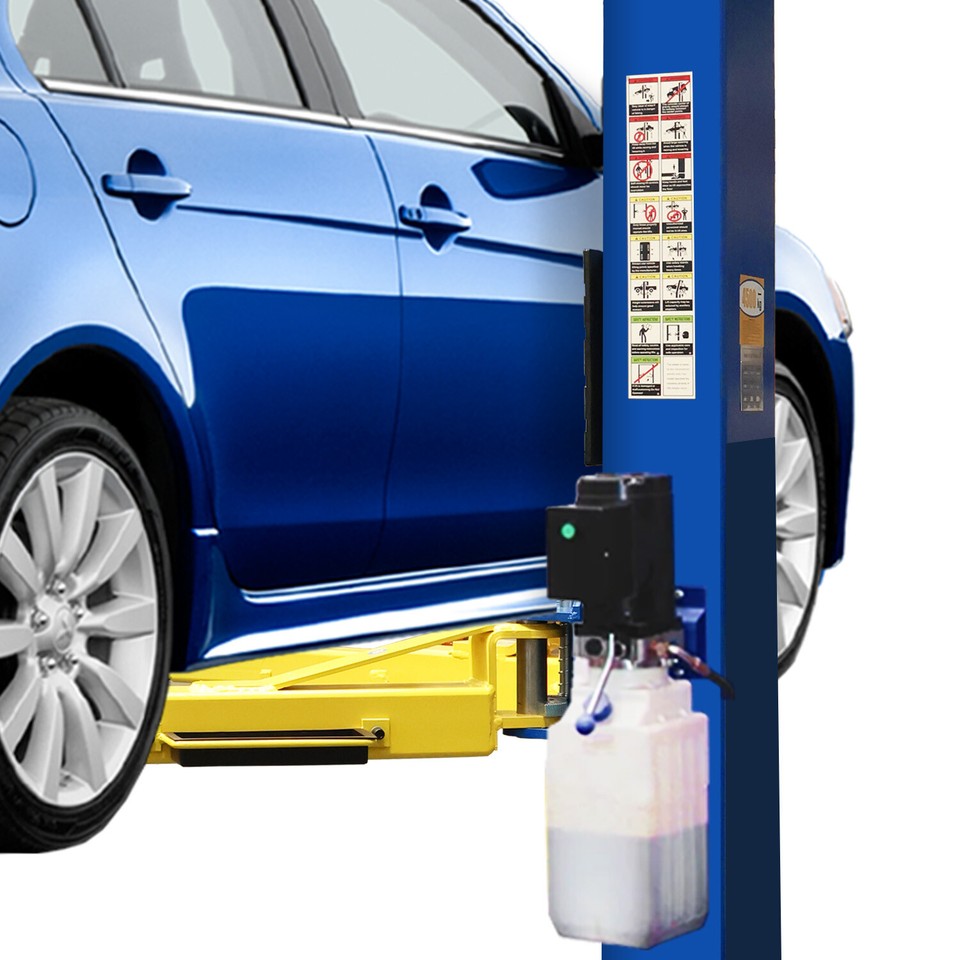 TCE 10000lbs Clear-floor 2-post Car Lift with truck adapters, 110V ...