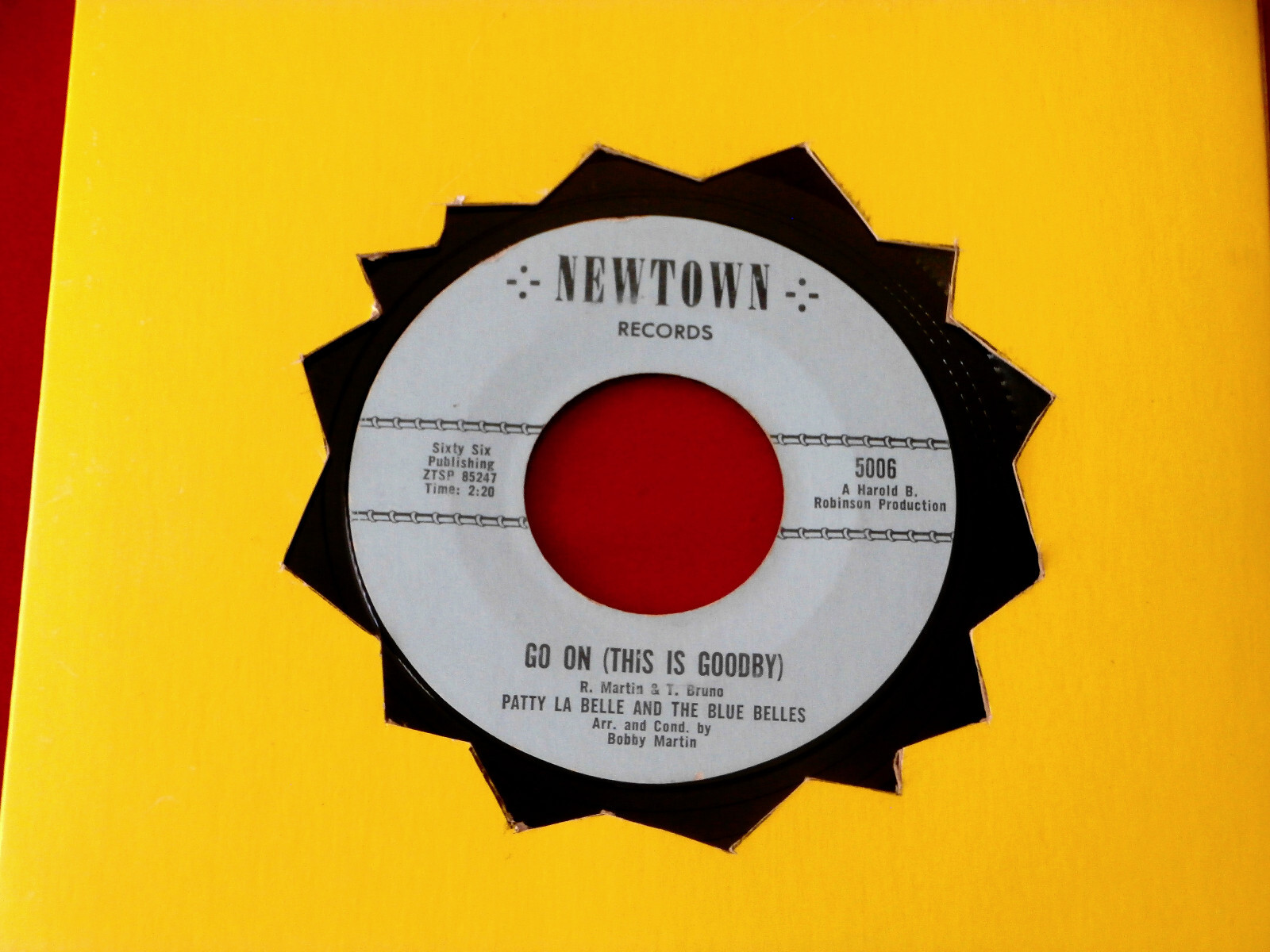 PATTY LA BELLE & THE BLUE BELLES~ GO ON THIS IS GOODBY~VG++~NEWTOWN ...