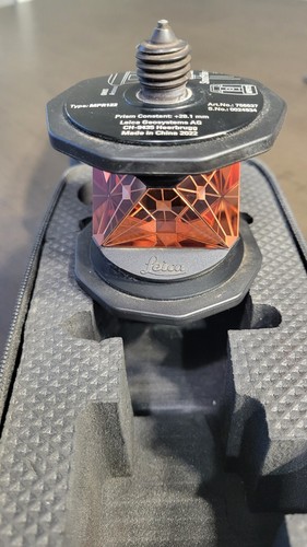 Leica 360 Degree MPR122 Prism w/original case 6601417349320| eBay