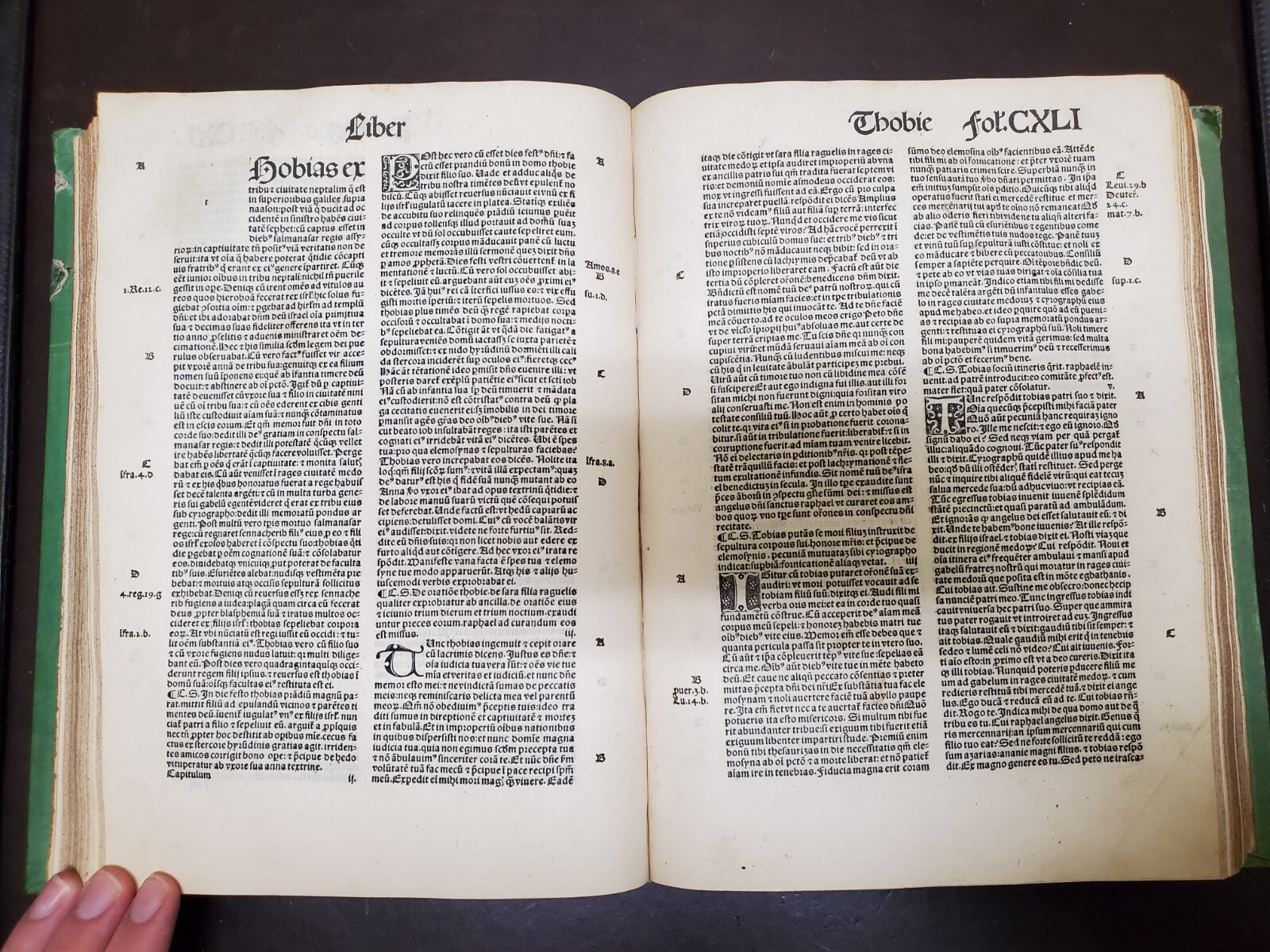1504 Latin Vulgate Bible, Beautiful Edition= Folio Ed- Printed in Paris ...