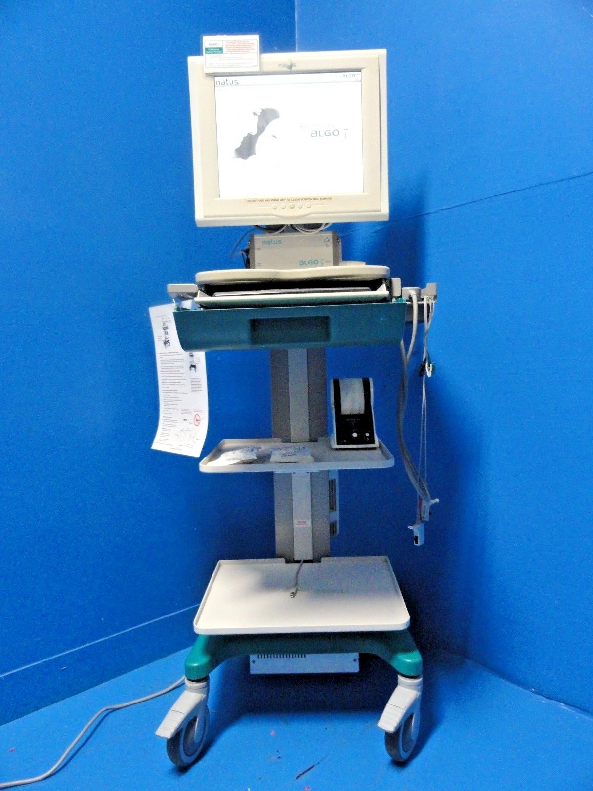 Natus ALGO 5 Newborn Hearing Screener, Touch Screen W/ PreAmp & Printer ...