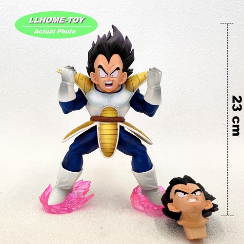 Anime Dragon Ball Z Super Saiyan Vegeta Horse Step two heads Figure Toy ...