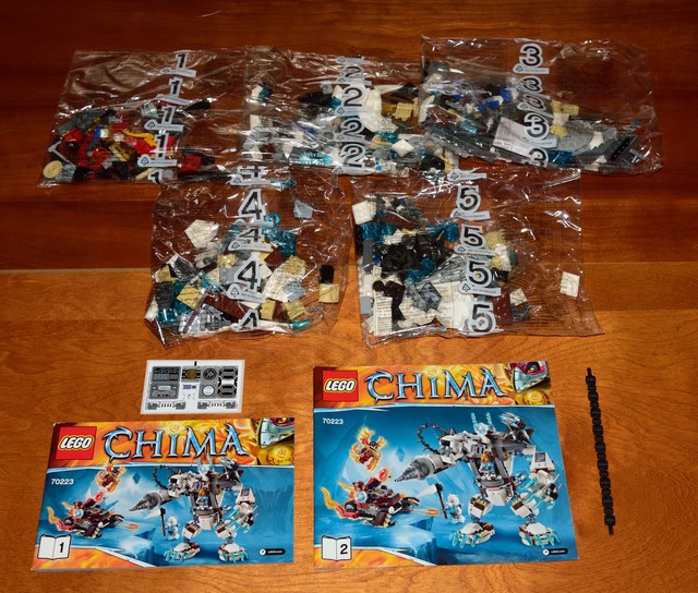 LEGO LEGENDS OF CHIMA: Icebite's Claw Driller (70223) for sale online ...