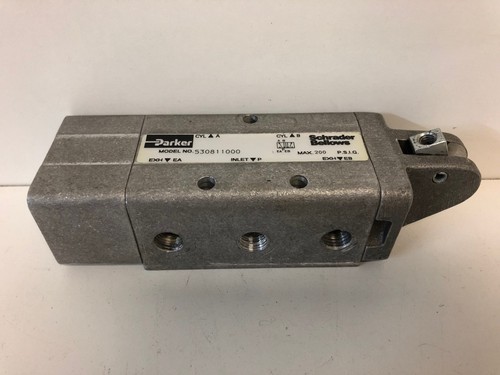 GUARANTEED! PARKER SCHRADER BELLOWS PNEUMATIC MANUAL LOCKOUT VALVE ...