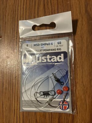 Mustad Spot Mullet Pompano Rig Size 6 | eBay