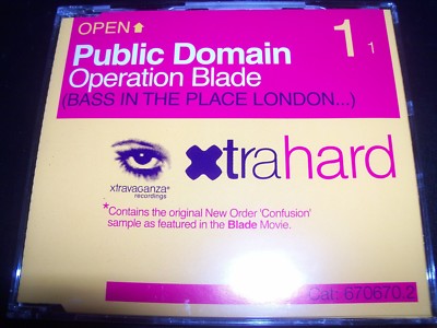 Public Domain Operation Blade Australian Mixes CD Single – Like New ...