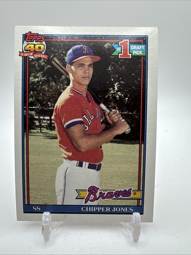 1991 Topps Baseball #333 Chipper Jones Rookie RC | eBay