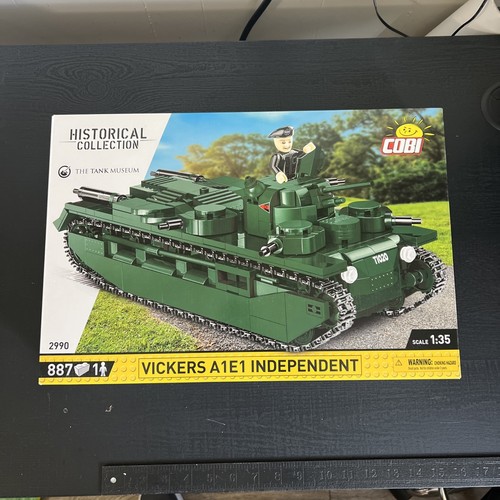 COBI 2990 Historial Collection WWII Vickers A1E1 Independent Tank 1/35 ...