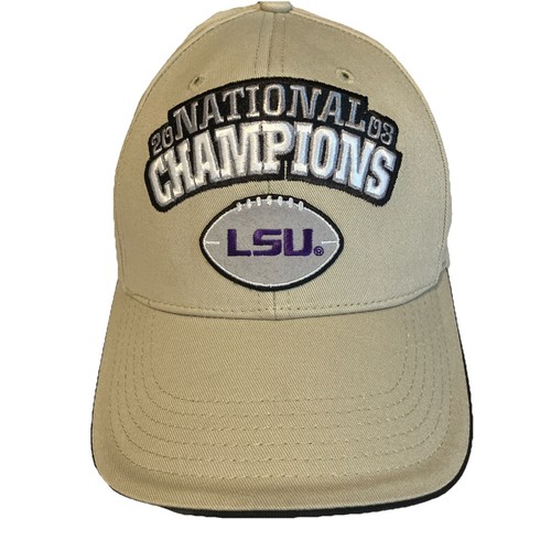 LSU TIGERS Vintage Logo 2003 National Champions Nike Cap Adjustable Hat ...