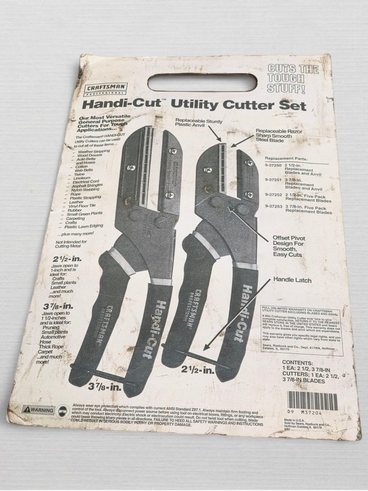 Sears Craftsman Professional USA Nos 2 PACK HANDI CUT Utility Cutter ...