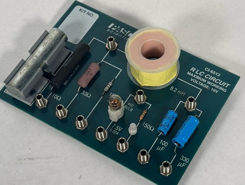 Pasco CI-6512 RLC Circuit Kit, Demonstration of Resistors Inductors ...