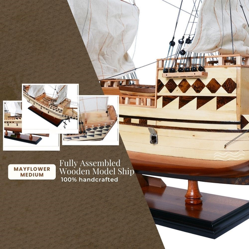 Mayflower Ship Model Handmade Wooden 31 Inches Ship Fully Assembled ...