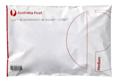 100x MEDIUM Australia Post Flat Rate Satchel - excludes postage. | eBay ...
