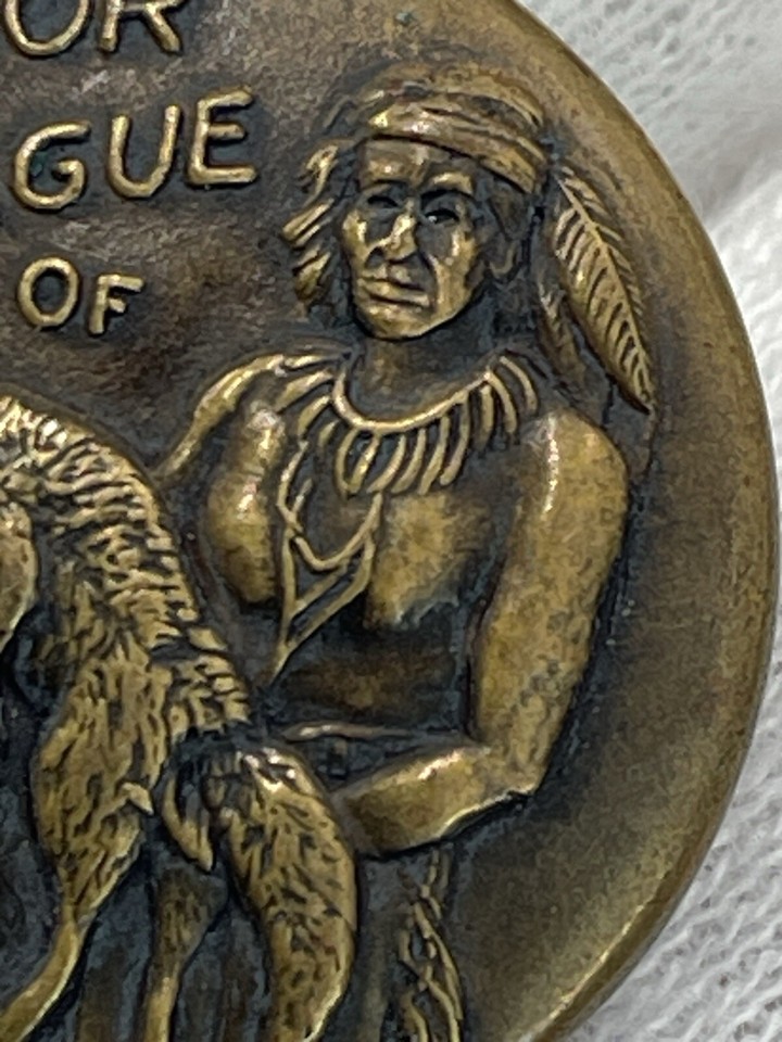 Junior League Of Trappers Vintage Pinback Button Vintage 1930’ Pin Back ...