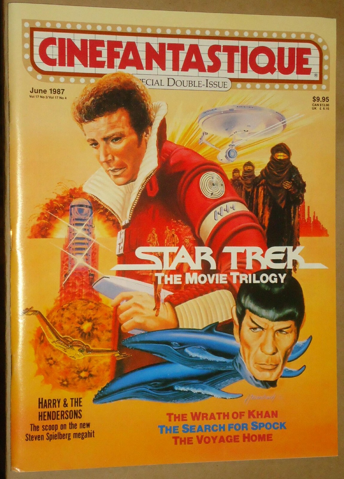 Cinefantastique Magazine Vol 17, #3,4 June 1987 Double Issue Star Trek ...