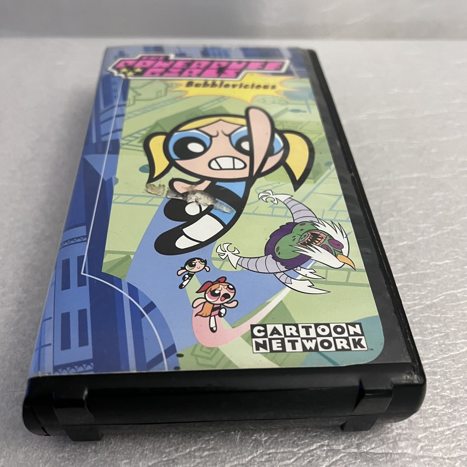 The Powerpuff Girls - Bubblevicious (VHS, 2000, Cartoon Network) Clam ...