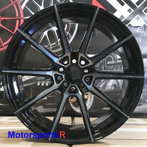 XXR 567 Wheels 18x8.5 +35 Phantom Black Rims 5x114.3 05 09 11 Ford ...