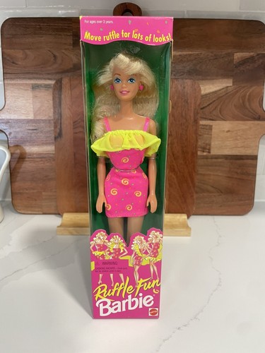 1994 Ruffle Fun Barbie 12433 NIB NRFB VINTAGE 74299124334 | eBay
