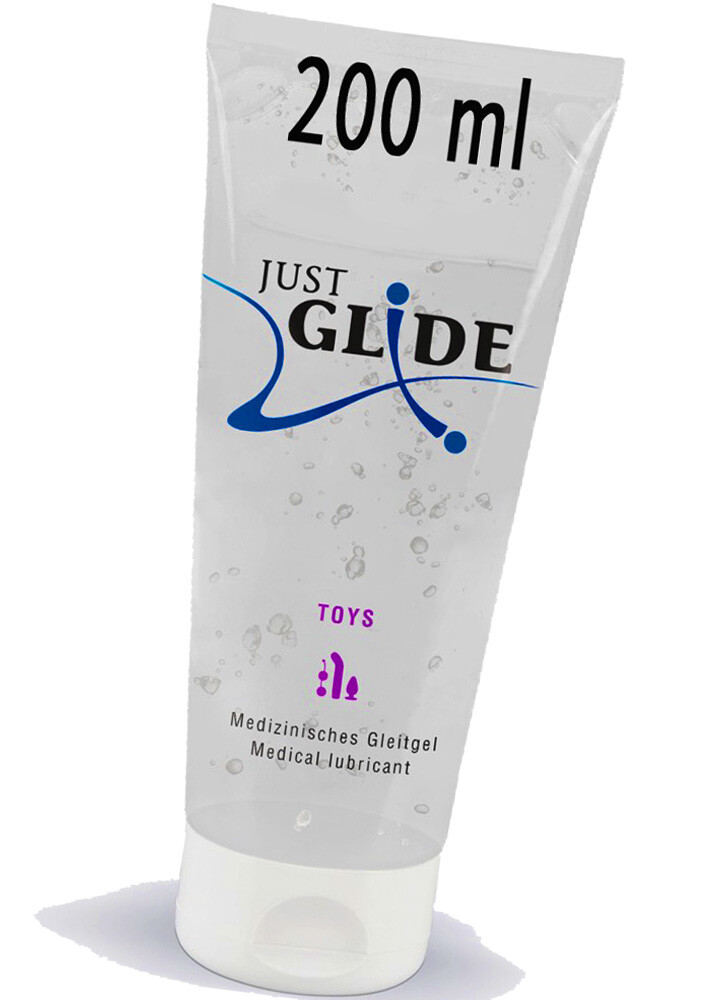 Gleitgel sex Just Glide - Sorten Wählbar - 200 ml, Wasserbasis, Öl- u ...