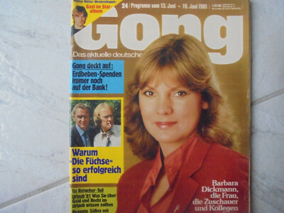 Gong 24/1981 TB:Barbara Dickmann!/Krieg der Sterne! (Fotoroman)/M.Adorf ...