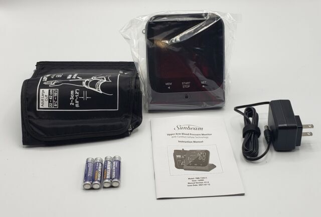 Sunbeam TMB-1583-S Upper Arm Blood Pressure Monitor for sale online | eBay