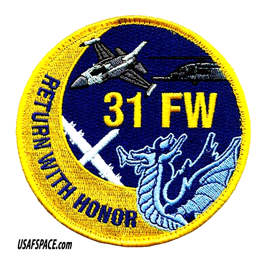 USAF 31st FIGHTER WING -31 FW- NATO USAFE -Aviano AB, Italy- ORIGINAL ...