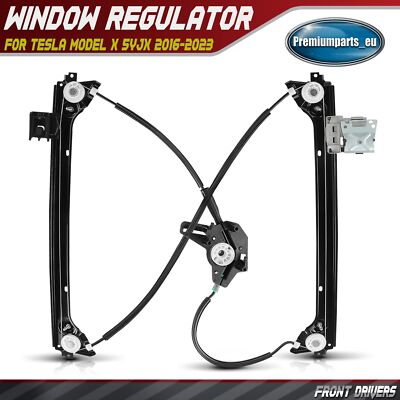 Window Regulator Front Drivers W/O Motor for Tesla Model X 5YJX 2016 ...