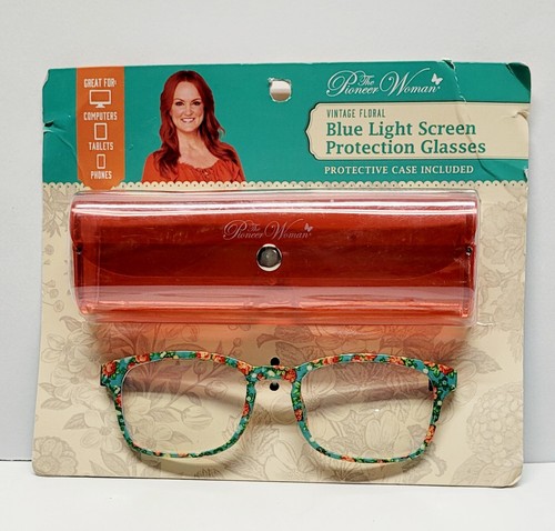 New Pioneer Woman Blue Light Screen Protection Glasses w/ Case ...