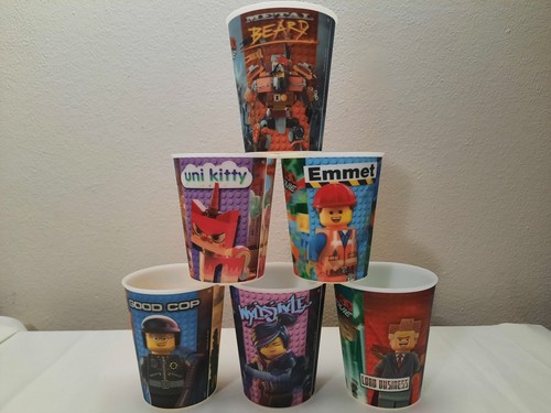 Lot of 6 McDonald's Lego Movie Cups | eBay UK