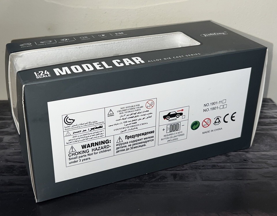 Jinlifang Lamborghini Huracan STO 1/24 Scale Diecast Model Grey ...