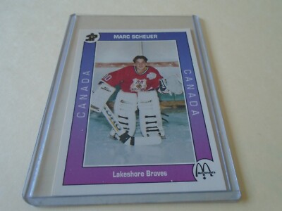 1993 Quebec Pee-Wee Tournament MCDONALDS #0017 MARC SCHEUER LAKESHORE ...