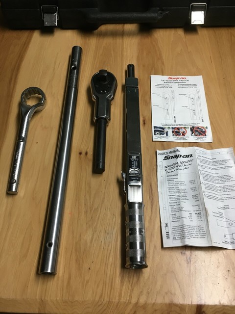 Caterpillar 3/4" Torque Wrench Mod 1628718 Snap-on Click Type 600ft.lbs ...