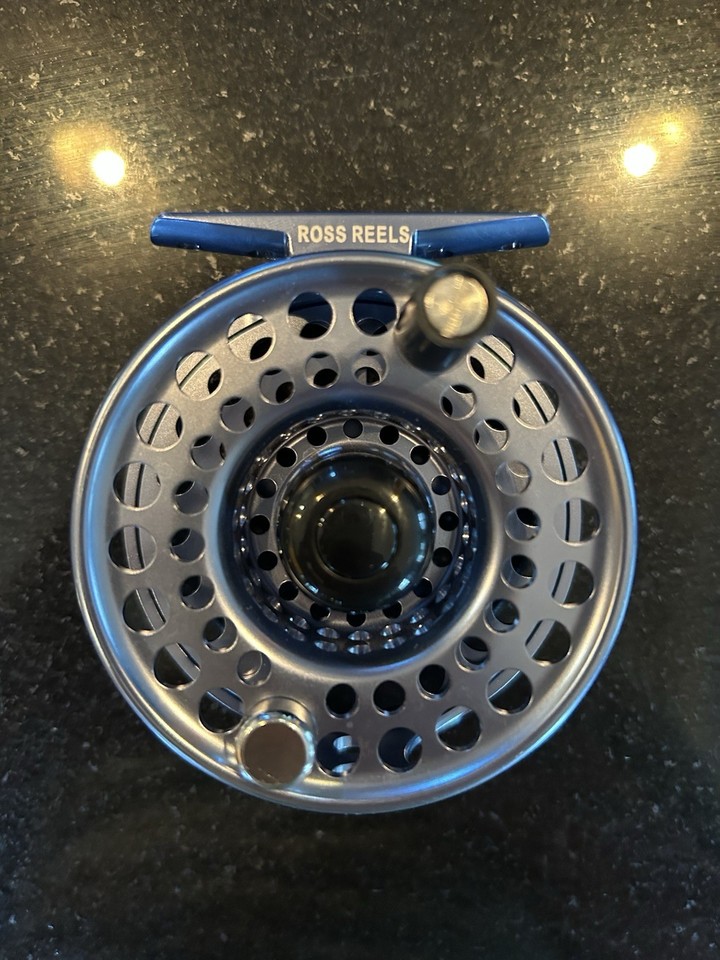 Ross Evolution 1.5 Fly Reel 3-5wt Slate Blue - Beautiful Condition | eBay