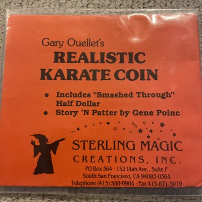 Vintage Gary Ouellet’s Realistic Karate Coin | eBay