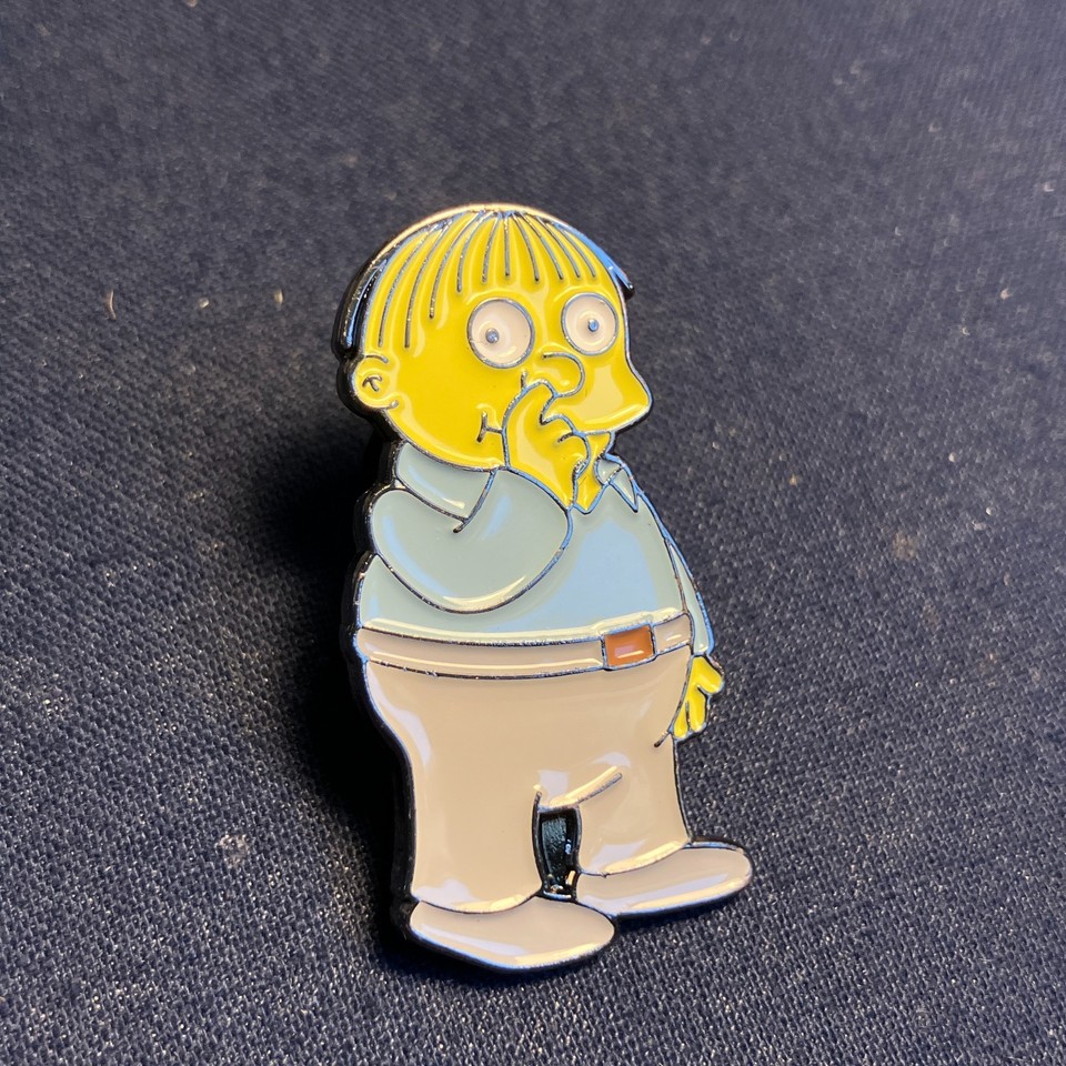 Ralph Wiggum The Simpsons badge pin art pins gift Bday | eBay UK