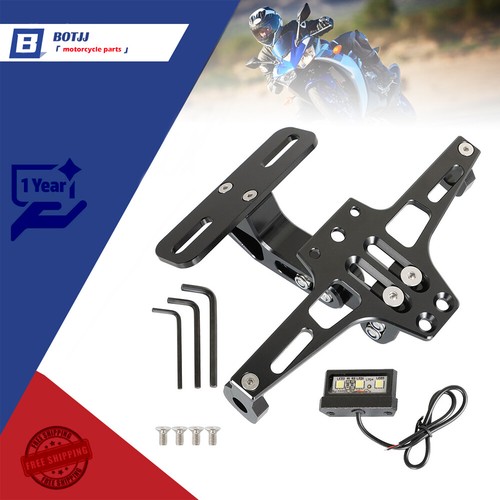 Universal Motorcycle Fender Eliminator Kit LED Tail Tidy License Plate ...