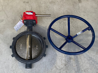 NEW NIBCO 10" BUTTERFLY VALVE WITH GEAR OPERATOR WD-3510-8 | eBay