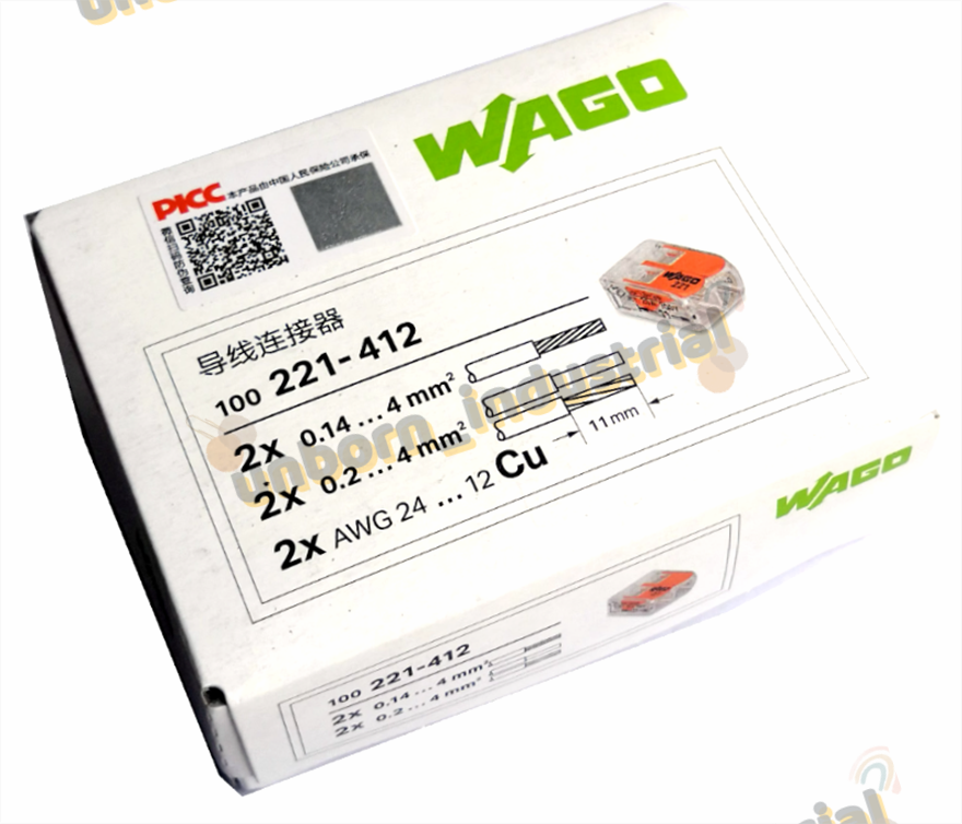 NEW WAGO 221-412 Conductor Compact Wire Connector // 221-412 100PCS | eBay