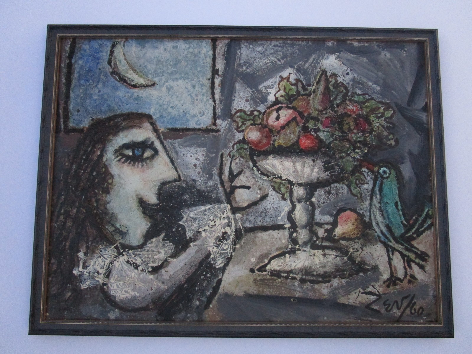 FINEST ZEV DANIEL HARRIS PAINTING EXPRESSIONISM CHAGALL STYLE ERA ...