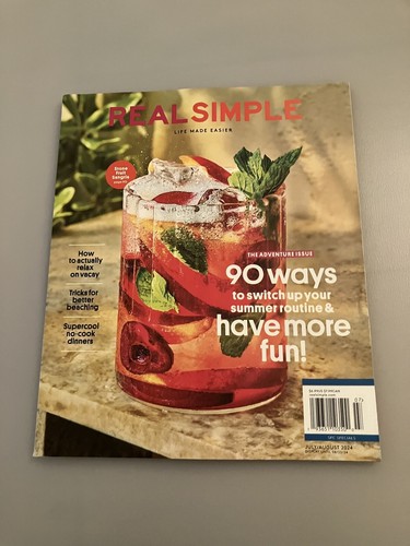 REAL SIMPLE MAGAZINE - JULY/AUGUST 2024 - BRAND NEW | eBay