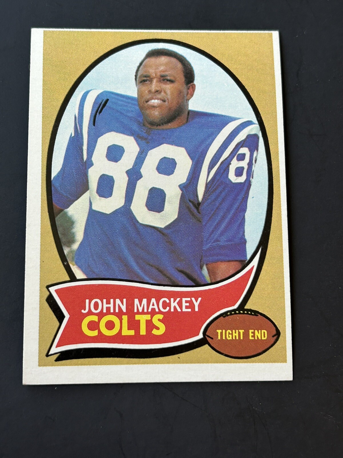 1970 Topps Football #62 John Mackey HOF EX+ Baltimore Colts Syracuse ...