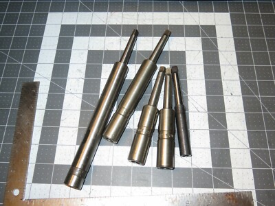 MT 1 Morse Taper Shank Collets Sleeves Extensions to Morse Taper MT 1-0 ...