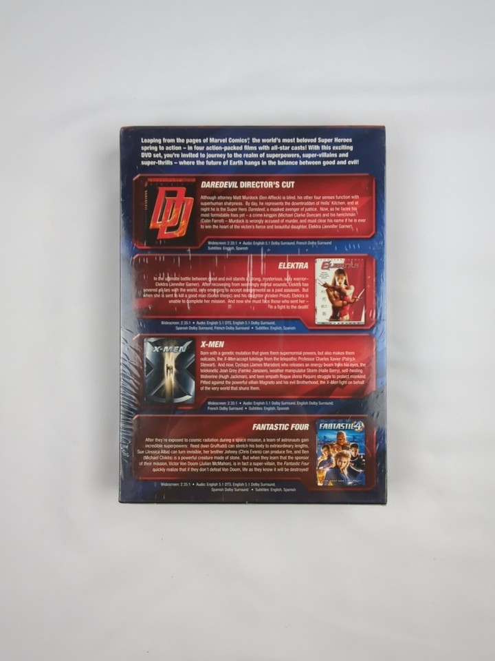The Ultimate Heroes Collection DVD 4-Disc Set Daredevil Elektra X-Men ...