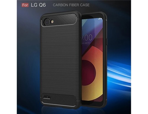 For LG Q6 Shockproof Protective Matte TPU Back Cover Anti Knock Case ...