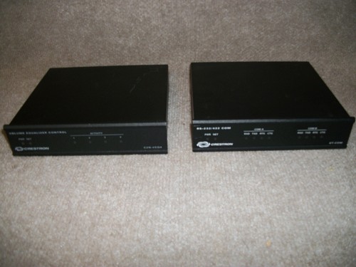 LOT OF 2 PIECES LIGHTLY USED CRESTRON ST-COM RS-232/422 COM AND C2N ...