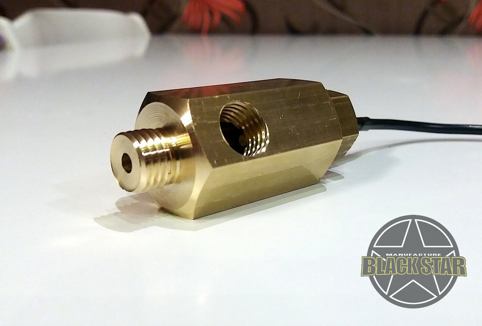 Tee T piece adapter with triple M12 threads for oil sensors | eBay