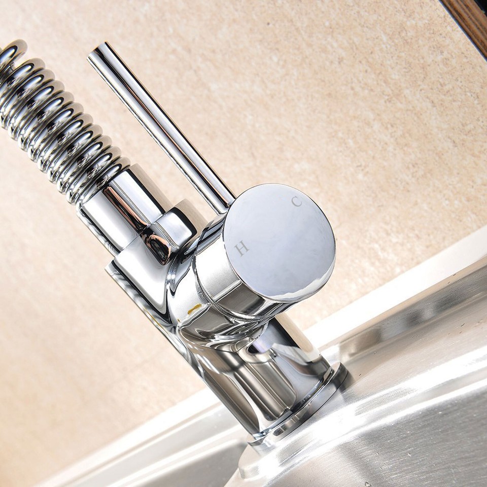 Java Kitchen Basin Sink Pull Out Mono Mixer Faucet Tap | eBay UK