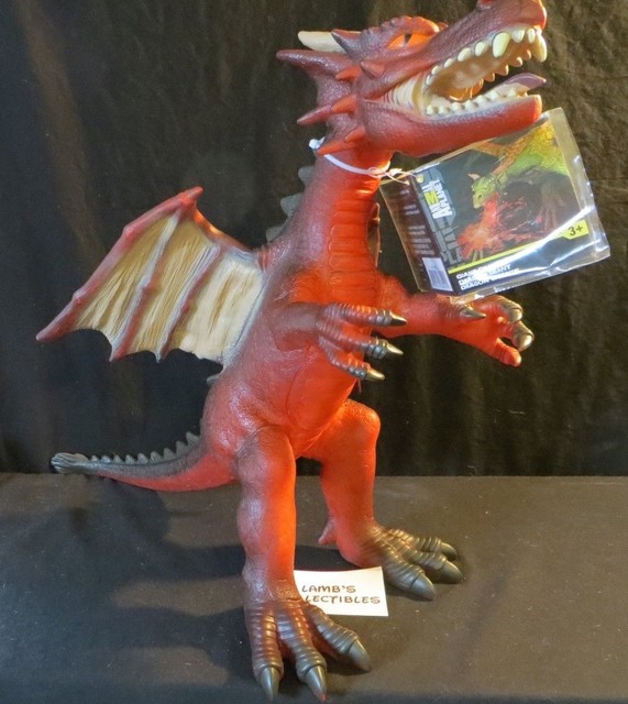 Animal Planet Giant Red Dragon Toysrus 17" Tall for sale online | eBay