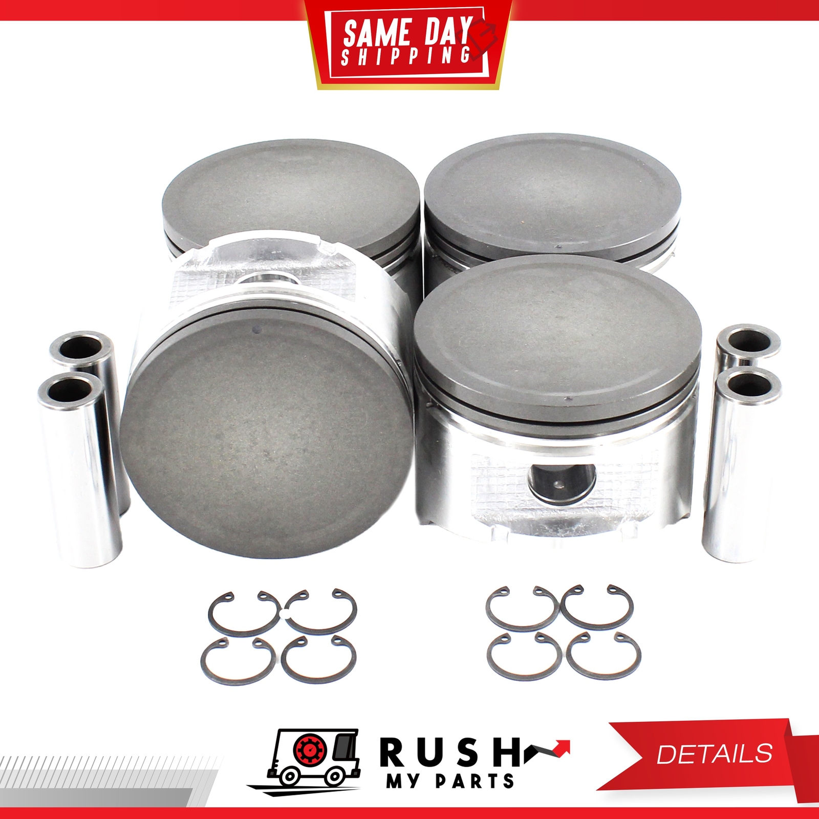 DNJ EK607 Engine Rebuild Kit For 89-92 Nissan 240SX Axxess 2.4L L4 SOHC ...